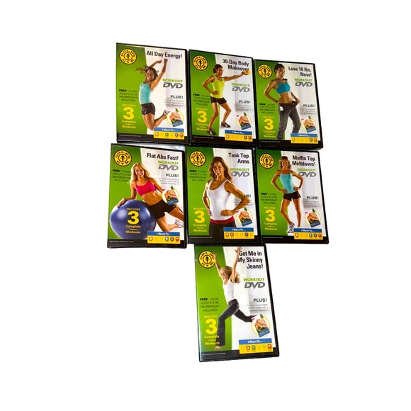 Golds Gym | Other | New Sealed Golds Gym 7 Complete Workout Dvds | Poshmark